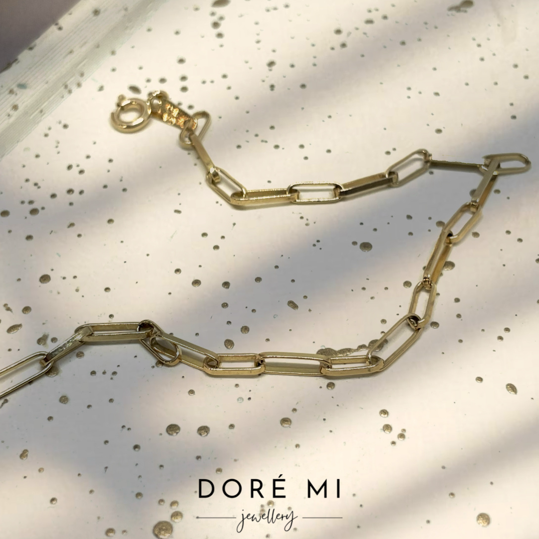 Minimalist Paperclip Bracelet – DORÉ MI